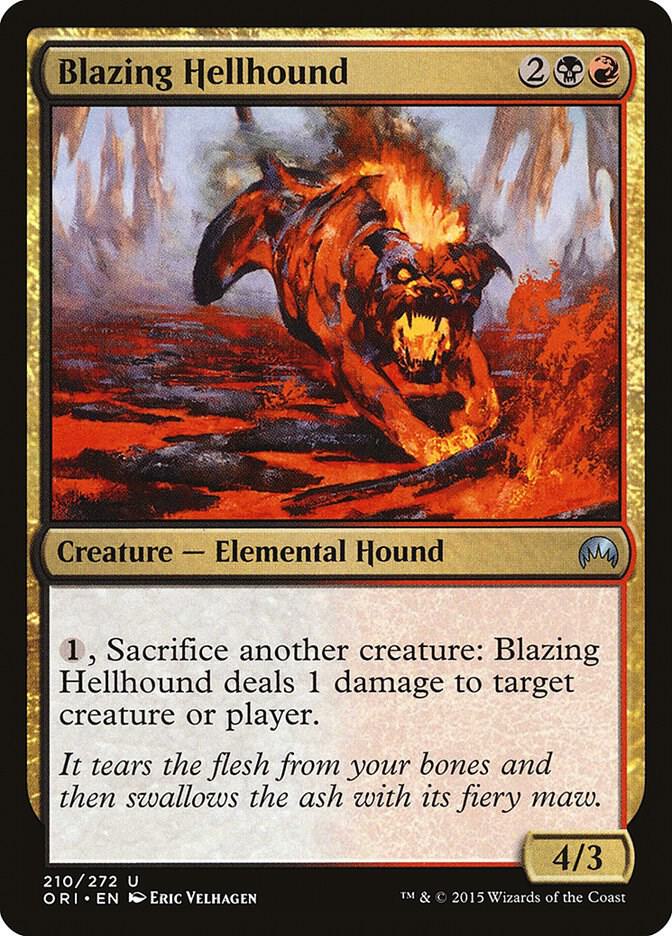 Blazing Hellhound - Magic Origins - Magic: The Gathering - TCGplayer.com