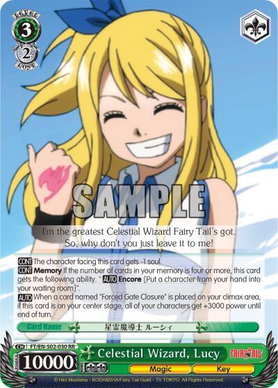 Celestial Wizard, Lucy - Fairy Tail ver.E - Weiss Schwarz - TCGplayer.com