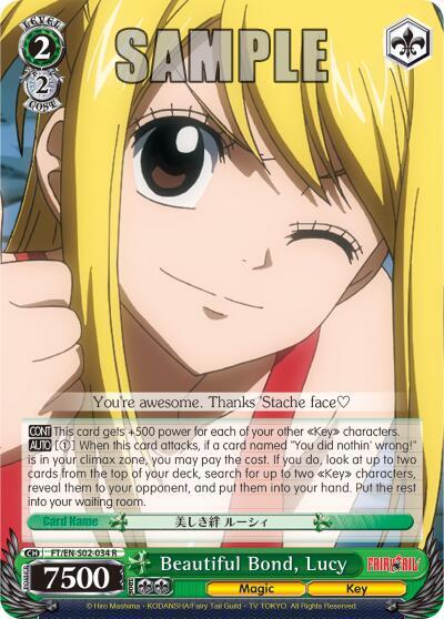Beautiful Bond, Lucy - Fairy Tail ver.E - Weiss Schwarz - TCGplayer.com