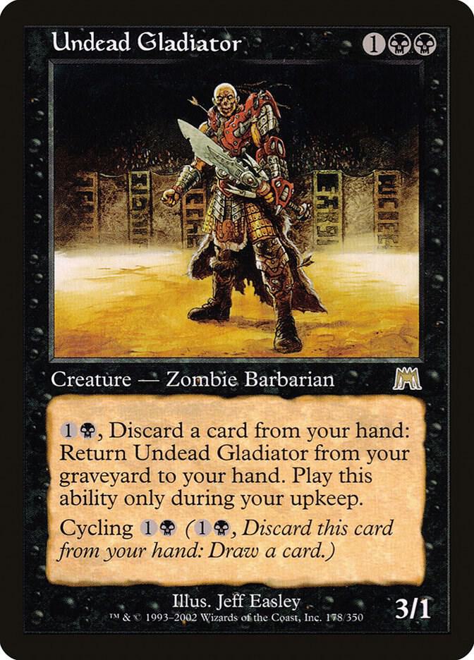 Undead Gladiator - Onslaught - Magic: The Gathering