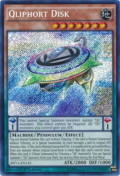 Qliphort Disk - 2015 Mega-Tins Mega Pack - YuGiOh - TCGplayer.com