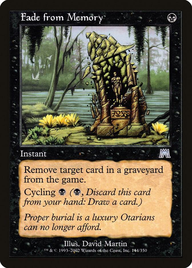 Fade from Memory - Onslaught - Magic: The Gathering - TCGplayer.com