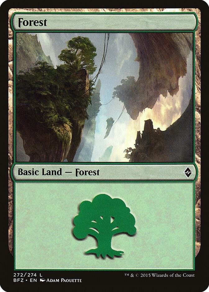 Forest (272) - Battle for Zendikar - Magic: The Gathering - TCGplayer.com