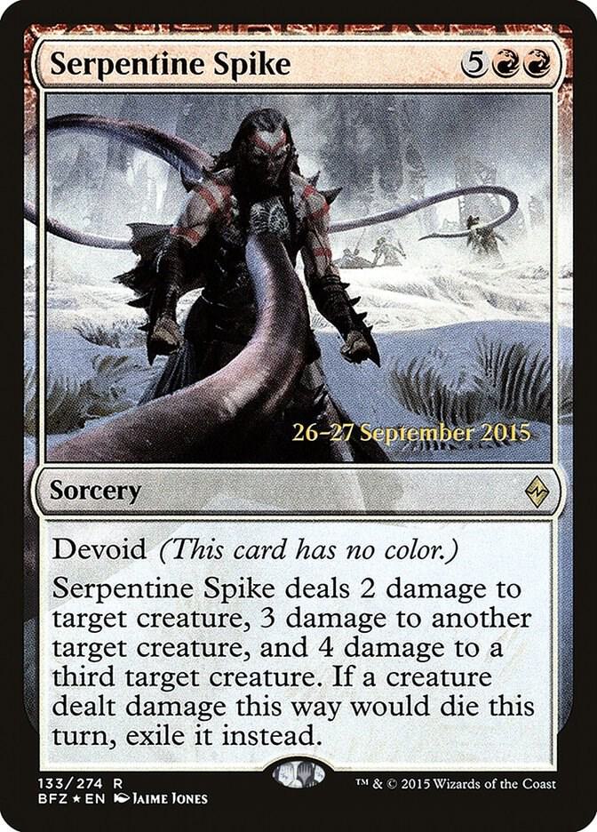 Serpentine Spike - Prerelease Cards - Magic: The Gathering - TCGplayer.com
