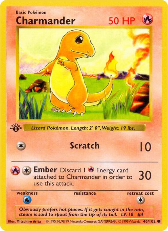 Charmander - Base Set (Shadowless) - Pokemon - TCGplayer.com