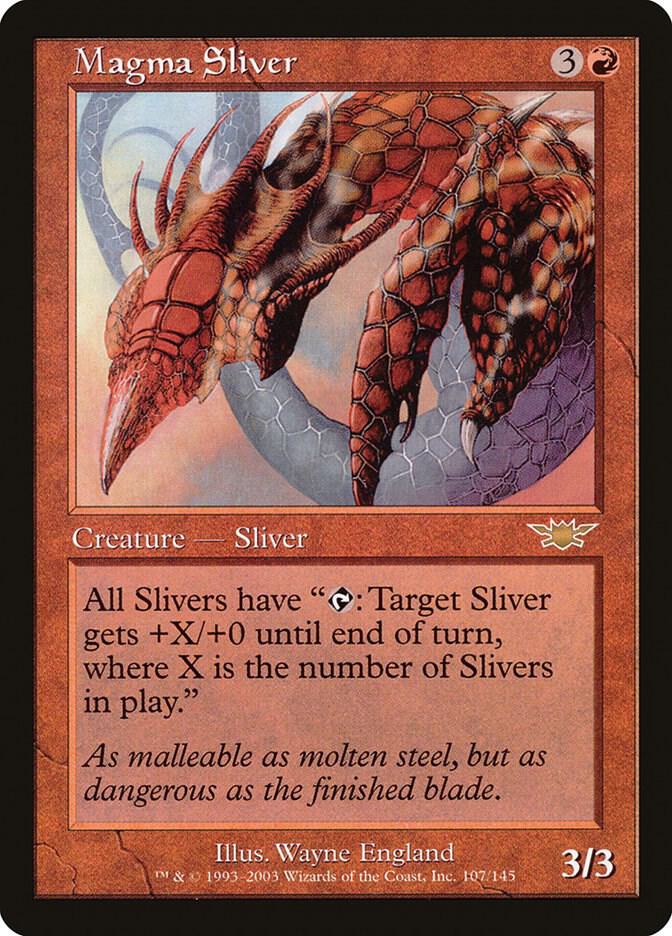 Magma Sliver - Legions - Magic: The Gathering - TCGplayer.com