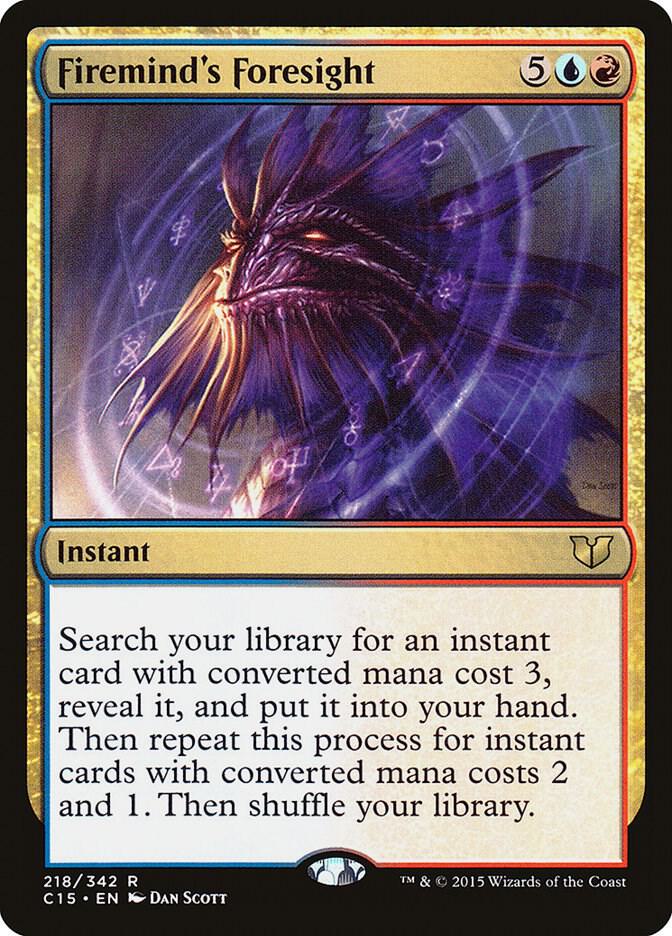 Firemind's Foresight - Commander 2015 - Magic: The Gathering