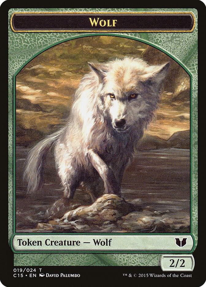Wolf // Zombie Double-Sided Token - Commander 2015 - Magic: The ...