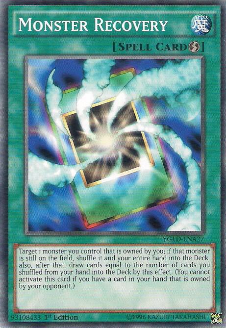 Monster Recovery (A) - King of Games: Yugi's Legendary Decks - YuGiOh ...