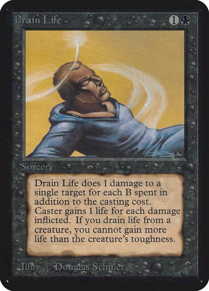 Drain Life - Alpha Edition - Magic: The Gathering - TCGplayer.com