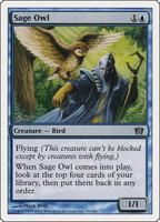 Sage Owl - 8th Edition - Magic: The Gathering