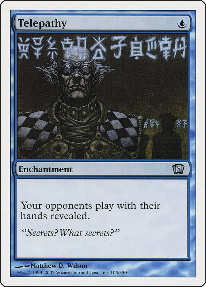 Telepathy - 8th Edition - Magic: The Gathering