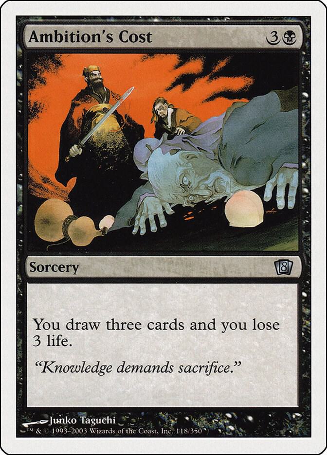 Ambition's Cost - 8th Edition - Magic: The Gathering - TCGplayer.com