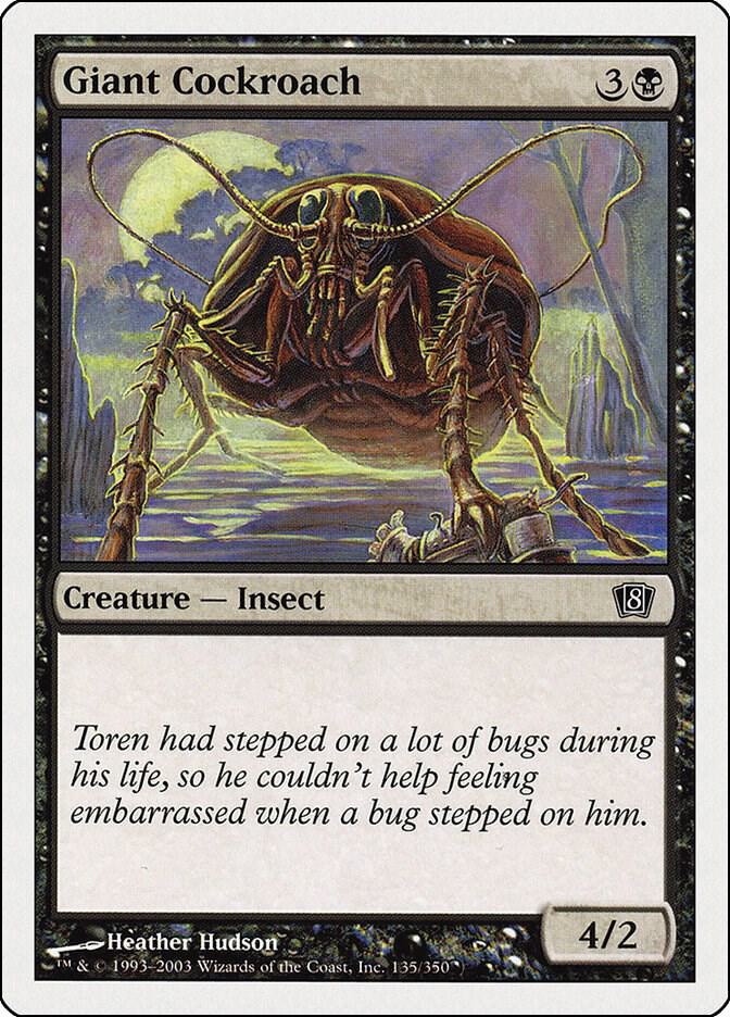Giant Cockroach - 8th Edition - Magic: The Gathering - TCGplayer.com