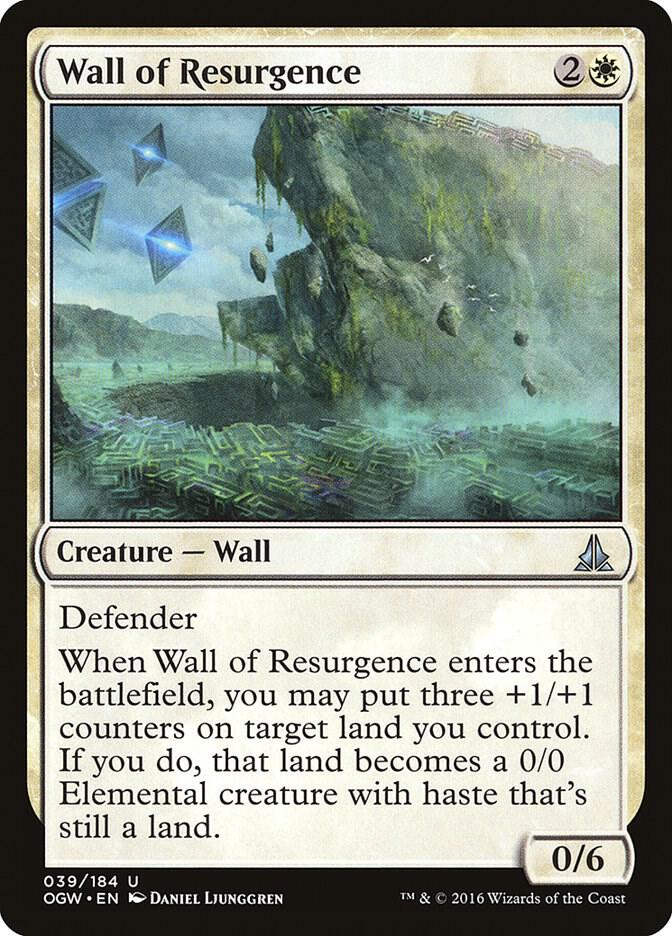 Wall of Resurgence - Oath of the Gatewatch - Magic: The Gathering ...