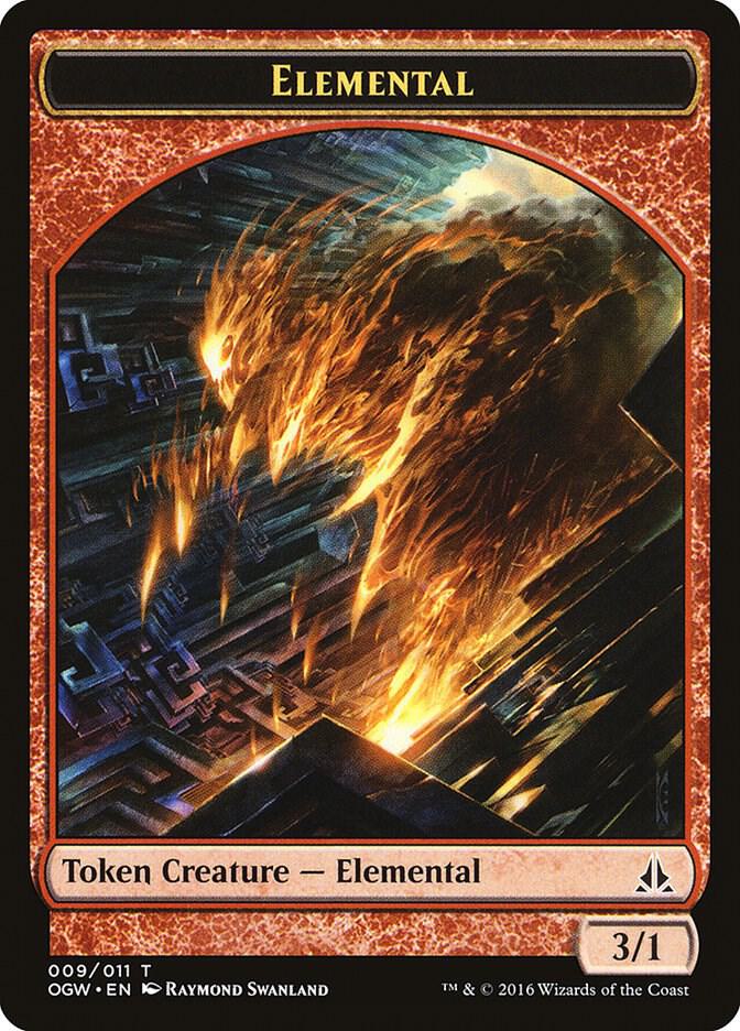 Elemental Token (009) - Oath of the Gatewatch - Magic: The Gathering ...