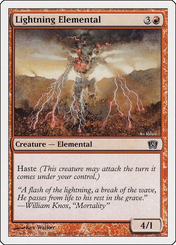 Lightning Elemental - 8th Edition - Magic: The Gathering - TCGplayer.com