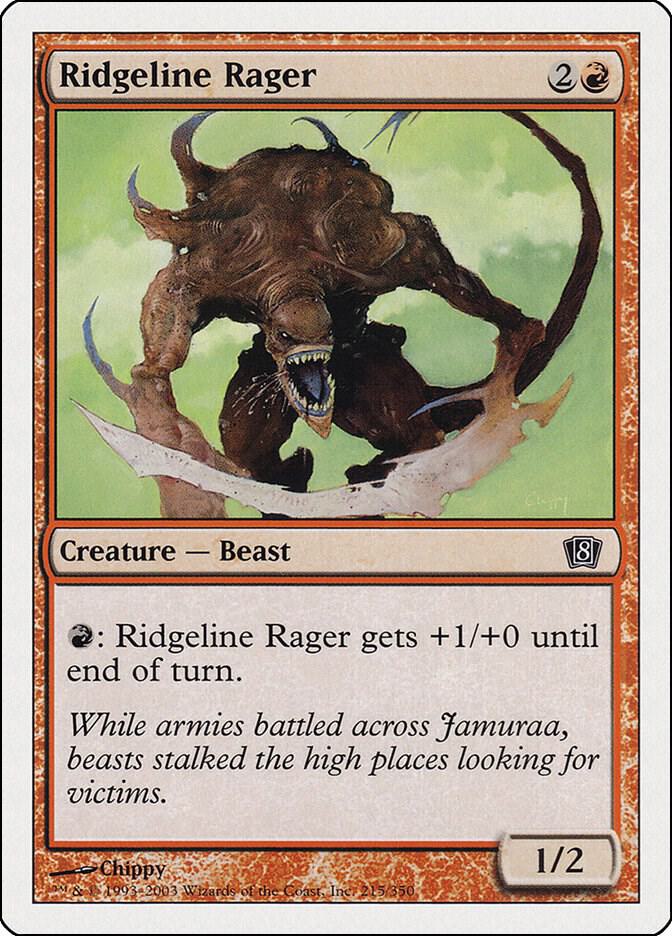 Ridgeline Rager - 8th Edition - Magic: The Gathering