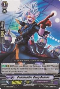 Commander, Garry Gannon - G-TCB01: The RECKLESS RAMPAGE - Cardfight Vanguard