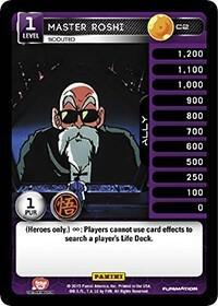 Master Roshi - Scouted - Panini: Movie Collection - Dragon Ball Z TCG ...