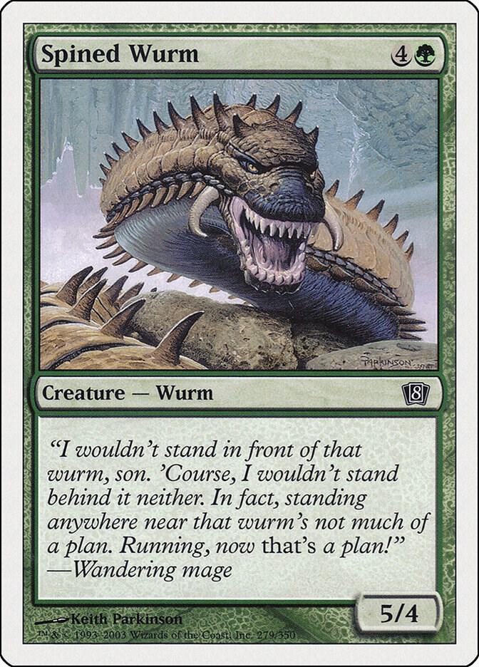 Spined Wurm - 8th Edition - Magic: The Gathering - TCGplayer.com