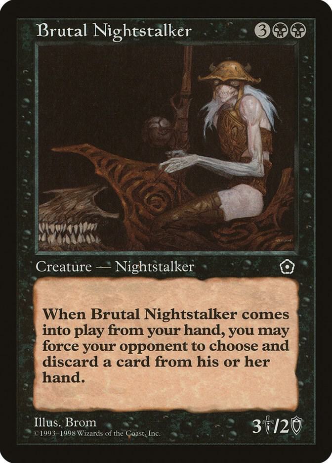 Brutal Nightstalker - Portal Second Age - Magic: The Gathering ...