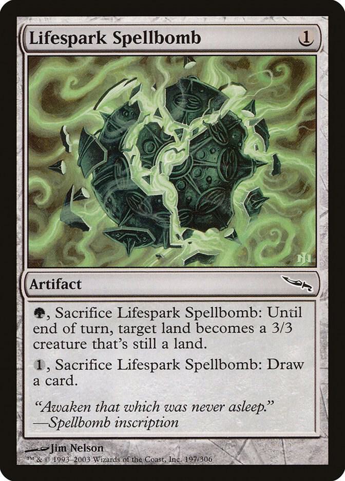 Lifespark Spellbomb - Mirrodin - Magic: The Gathering