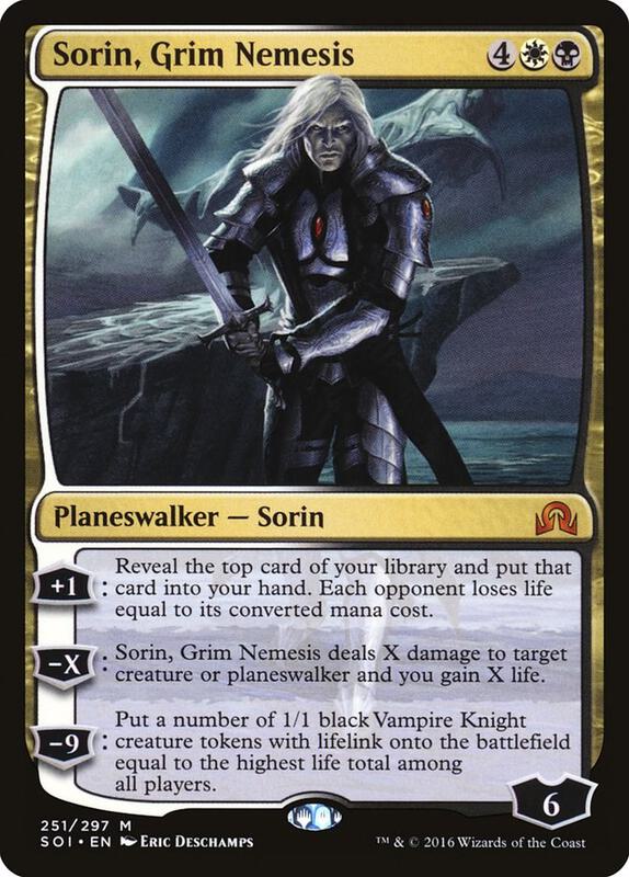 Sorin, Vengeful Bloodlord - War of the Spark - Magic: The Gathering ...