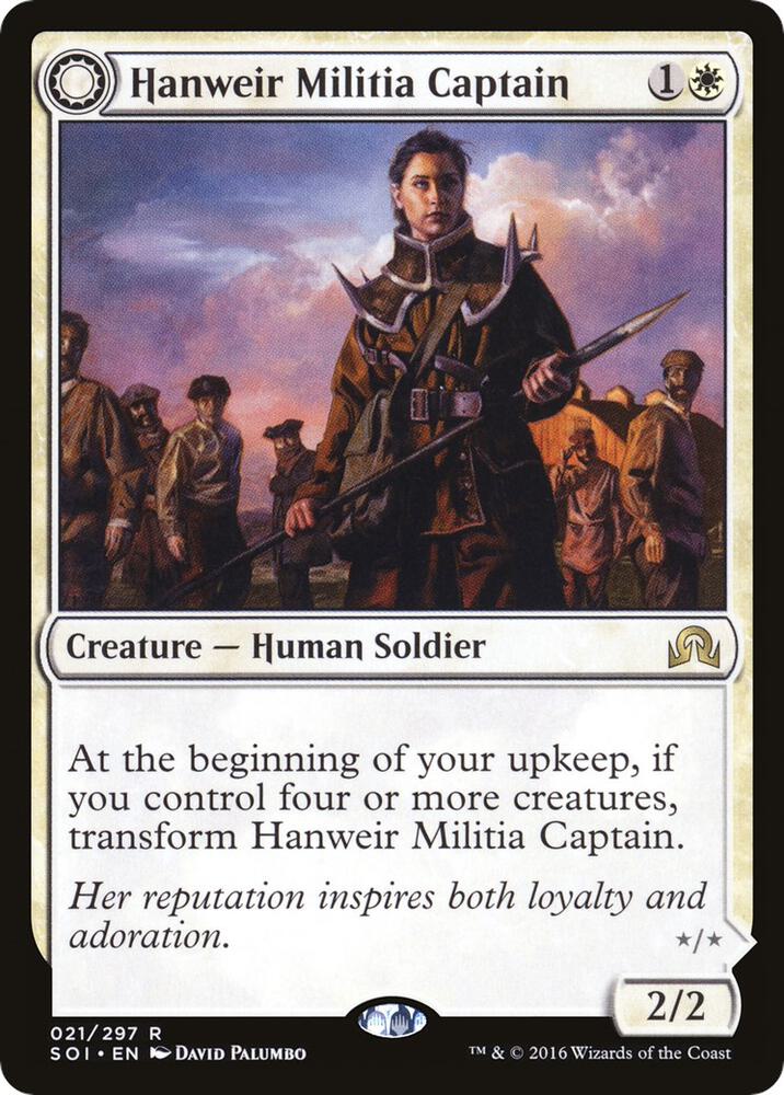 Hanweir Militia Captain - Shadows over Innistrad - Magic: The Gathering ...