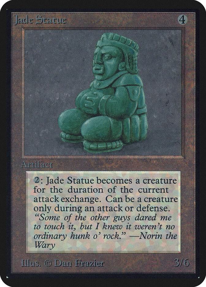Jade Statue - Alpha Edition - Magic: The Gathering - TCGplayer.com