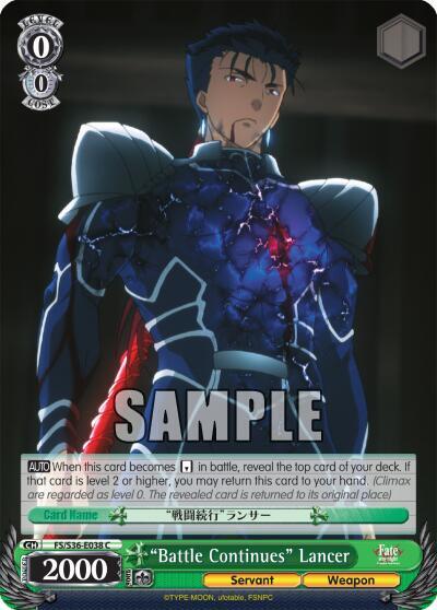 "Battle Continues" Lancer - Fate/stay night [Unlimited Blade Works] Vol ...