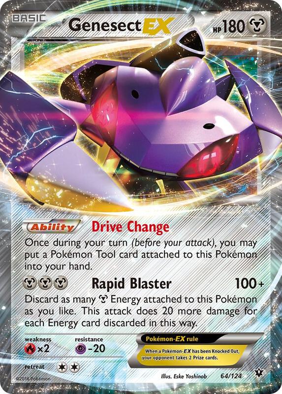 Genesect EX (Full Art) - XY - Fates Collide - Pokemon