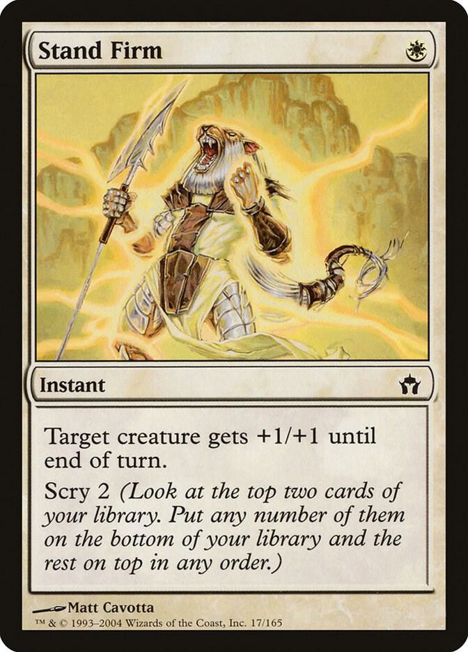 Stand Firm - Fifth Dawn - Magic: The Gathering - TCGplayer.com
