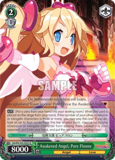 Awakened Angel, Pure Flonne - Disgaea - Weiss Schwarz - TCGplayer.com