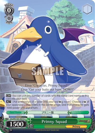 Prinny Squad - Disgaea - Weiss Schwarz - TCGplayer.com