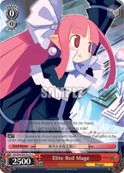 Elite Red Mage - Disgaea - Weiss Schwarz - TCGplayer.com