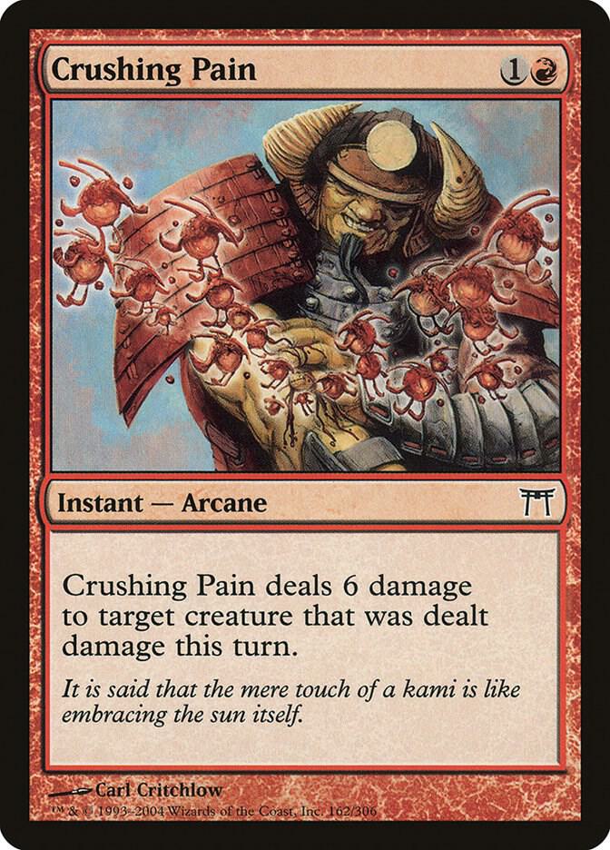 Crushing Pain - Champions of Kamigawa - Magic: The Gathering ...