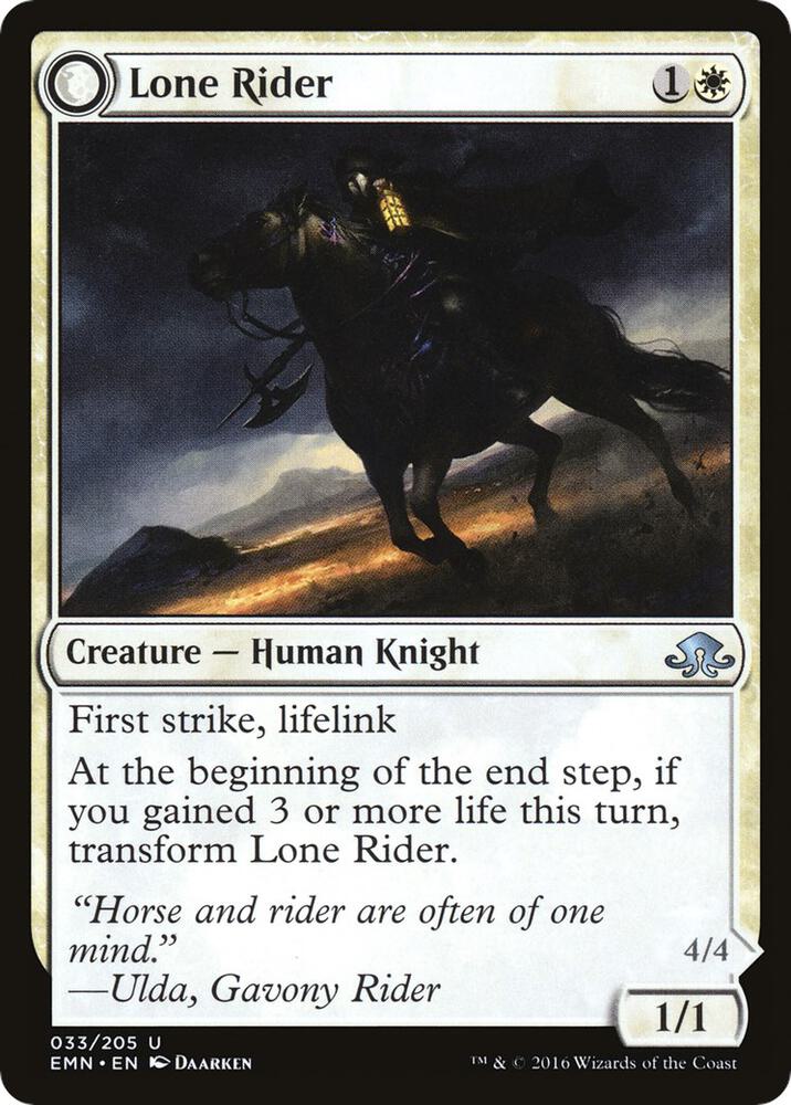 Lone Rider - Eldritch Moon - Magic: The Gathering - TCGplayer.com
