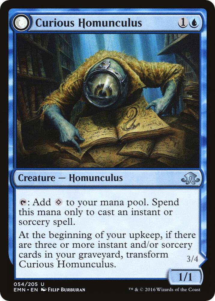 Curious Homunculus - Eldritch Moon - Magic: The Gathering - TCGplayer.com