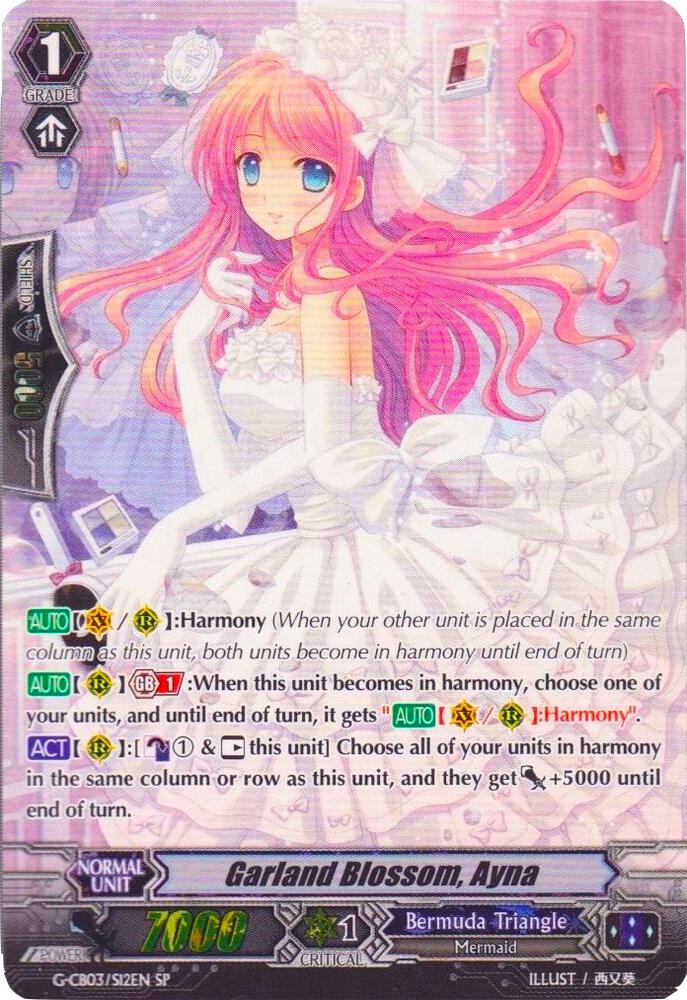 Garland Blossom, Ayna (SP) - G-CB03: Blessing of Divas - Cardfight Vanguard - TCGplayer.com