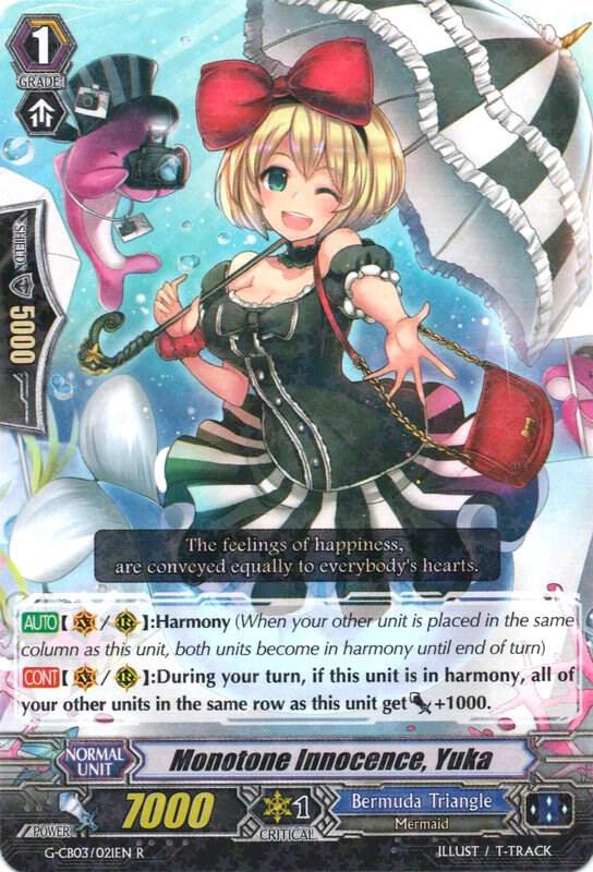 Monotone Innocence, Yuka - G-CB03: Blessing of Divas - Cardfight Vanguard - TCGplayer.com