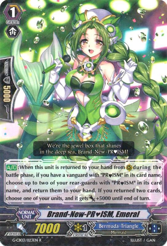 Brand-New-PRISM, Emeral - G-CB03: Blessing of Divas - Cardfight Vanguard - TCGplayer.com