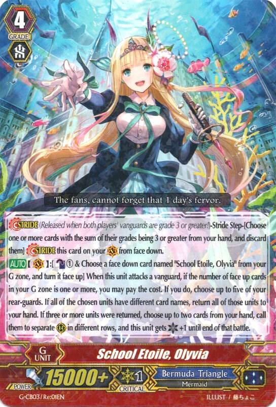 School Etoile, Olyvia - G-CB03: Blessing of Divas - Cardfight Vanguard - TCGplayer.com