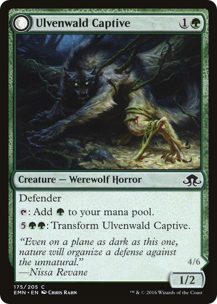 Ulvenwald Captive - Eldritch Moon - Magic: The Gathering - TCGplayer.com
