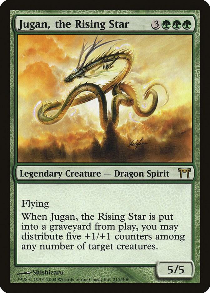 Jugan, the Rising Star - Champions of Kamigawa - Magic: The Gathering ...