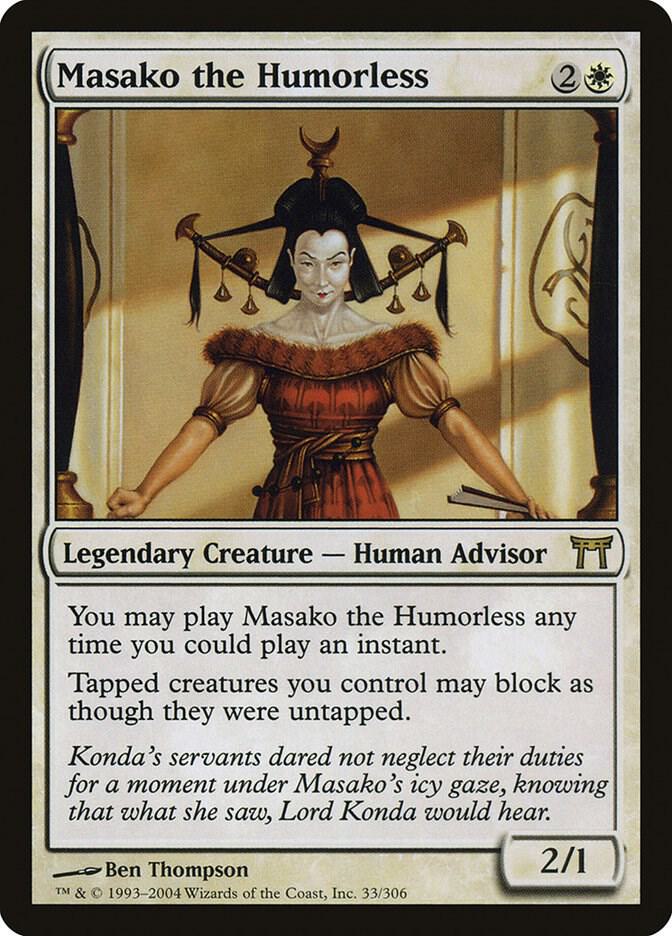 Masako the Humorless - Champions of Kamigawa - Magic: The Gathering ...