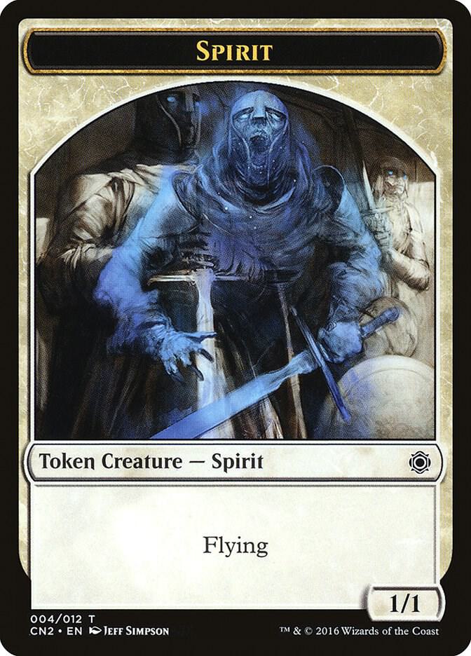 Spirit Token - Conspiracy: Take the Crown - Magic: The Gathering ...