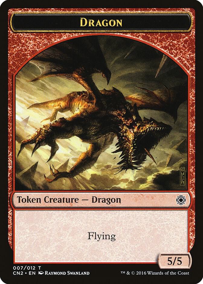 Dragon Token - Conspiracy: Take the Crown - Magic: The Gathering ...
