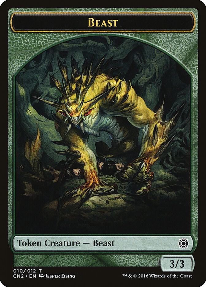 Beast Token - Conspiracy: Take the Crown - Magic: The Gathering ...