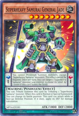 Superheavy Samurai General Jade - 2016 Mega-Tins Mega Pack - YuGiOh - TCGplayer.com